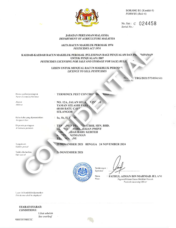 Terminex Pest Control Sdn. Bhd. | Pest Control | Pest and Termite ...